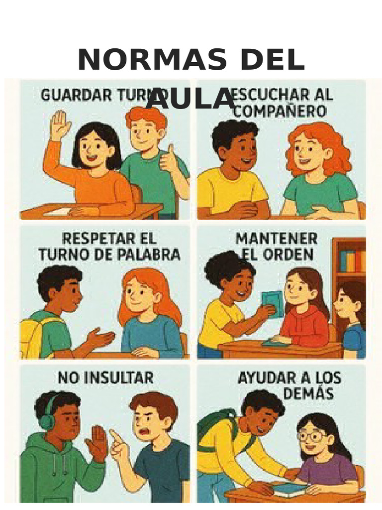 Normas Del Aula | PDF
