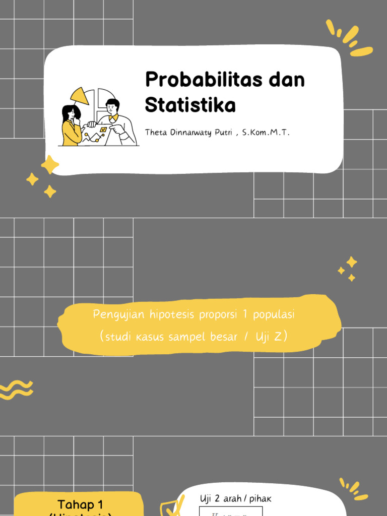 Pertemuan 12 Hipotesis Proporsi 1 Populasi | PDF