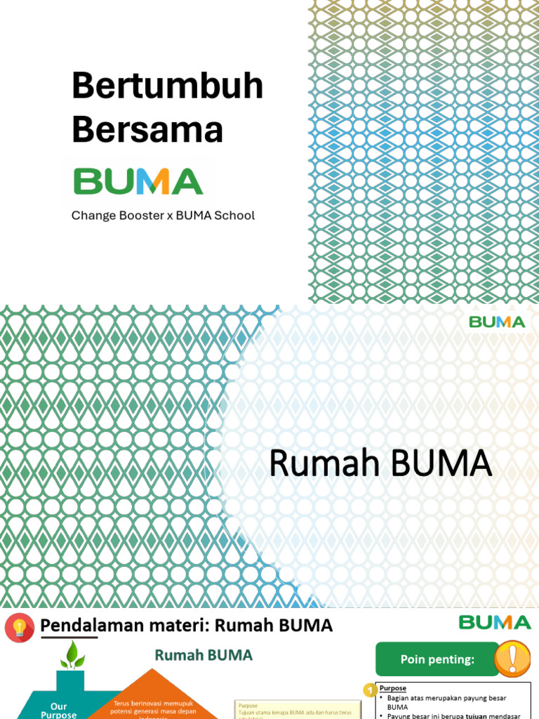 Prinsip dan Budaya BUMA dalam Pertumbuhan | PDF
