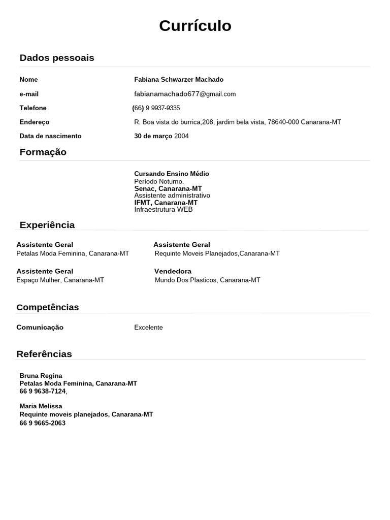 Curriculo Davi | PDF