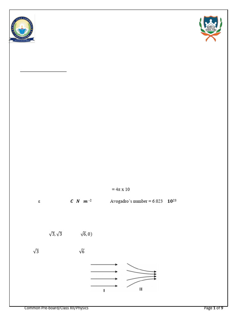 Class Xii Physics QP 24m | PDF | Photoelectric Effect | P–N Junction
