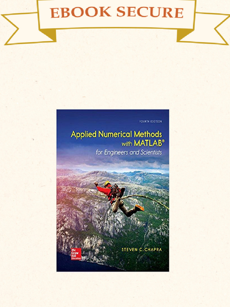(Ebook PDF) Applied Numerical Methods With MATLAB For Engineers and Scientists 4th Edition ...