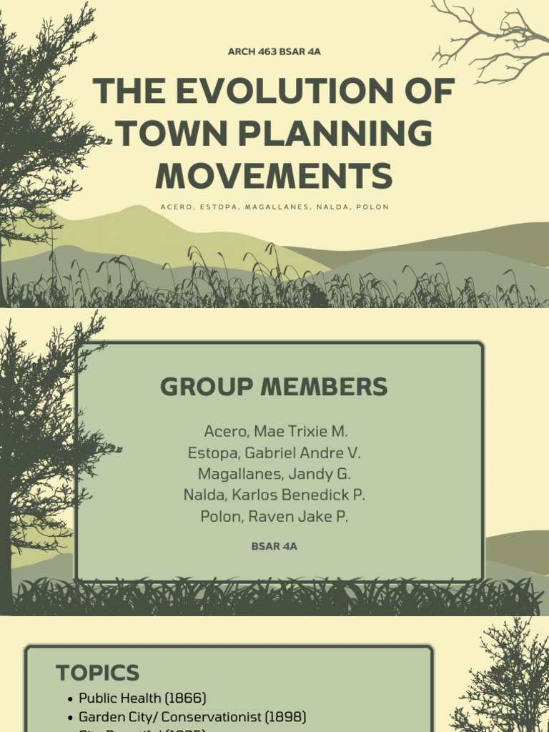 The Evolution of Town Planning Movements | PDF | Sustainability | Urban ...