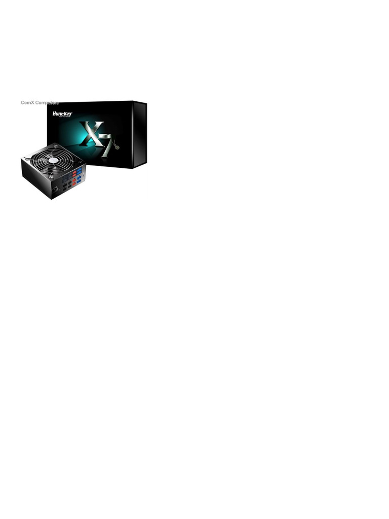 Huntkey X7 900W Power Supply Specs | PDF