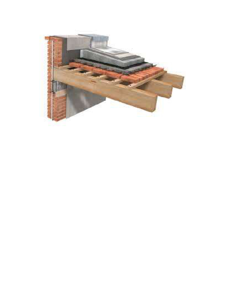 Detalle Constructivo Techo Con Estructura Madera | PDF