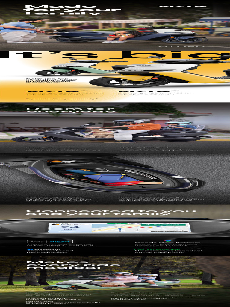 Ather Rizta Brochure | PDF | Motor Vehicle | Vehicle Technology