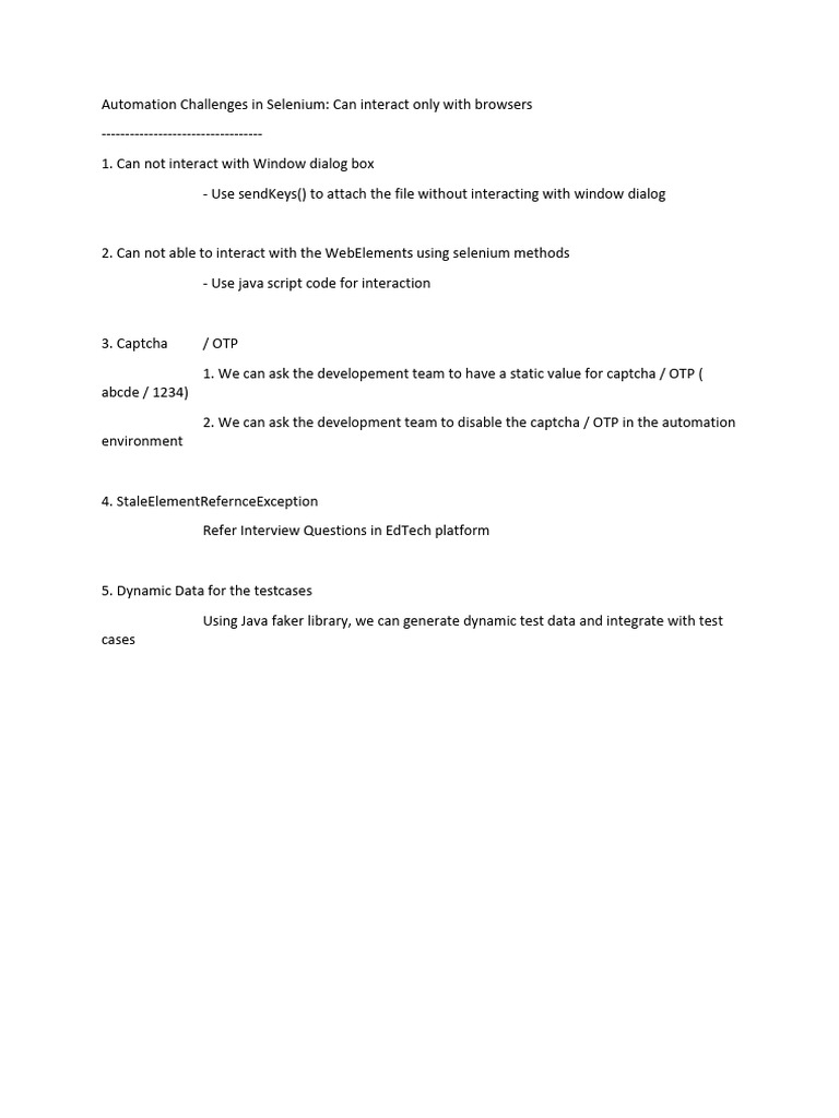 Challenges Hints | PDF