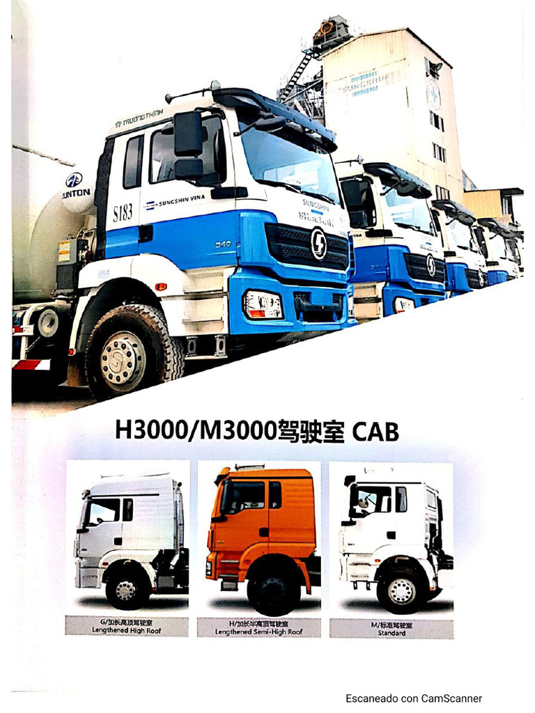 Shacman H3000 M3000 CabCabin Parts | PDF