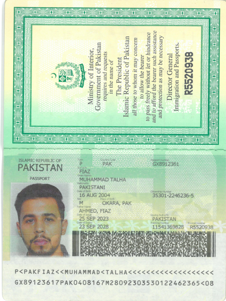 Talha Passport | PDF