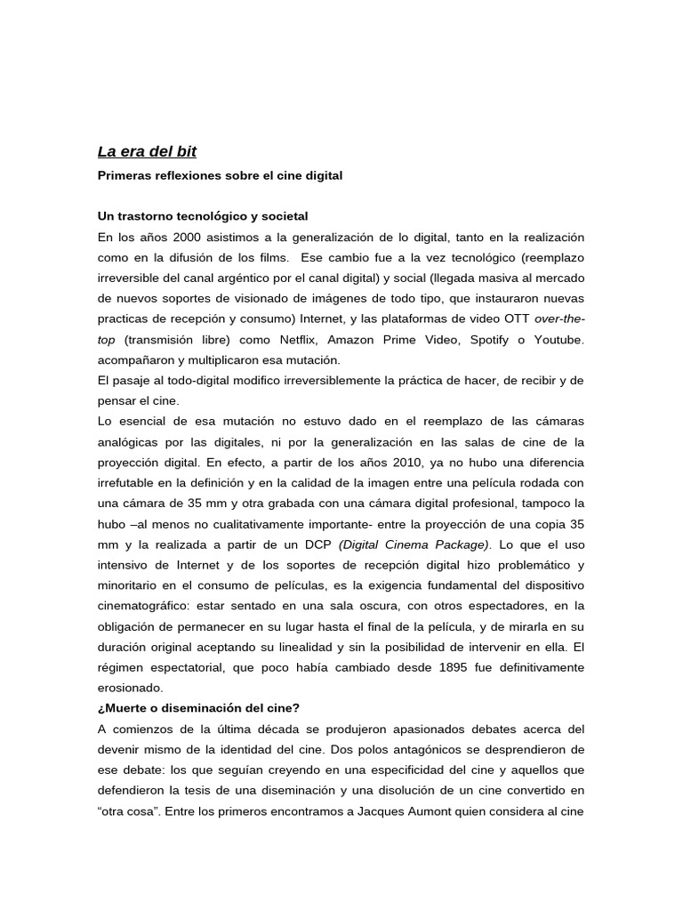 La Era Del Bit | PDF | DVD