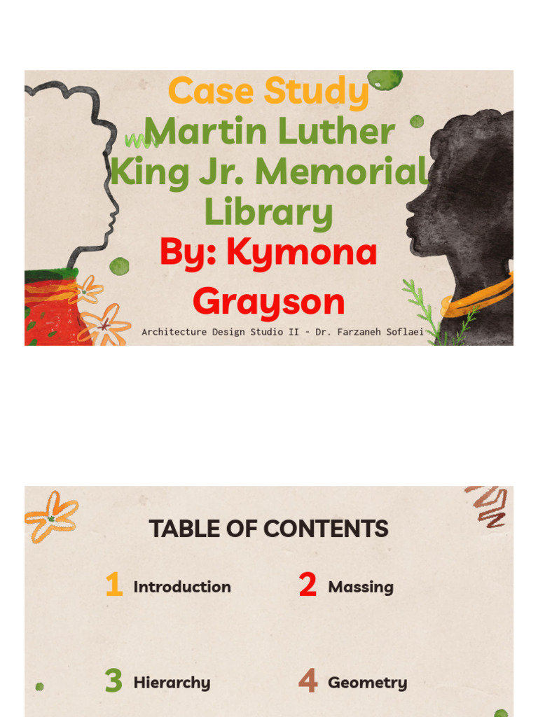 Martin Luther King Jr. Library Case Study | PDF