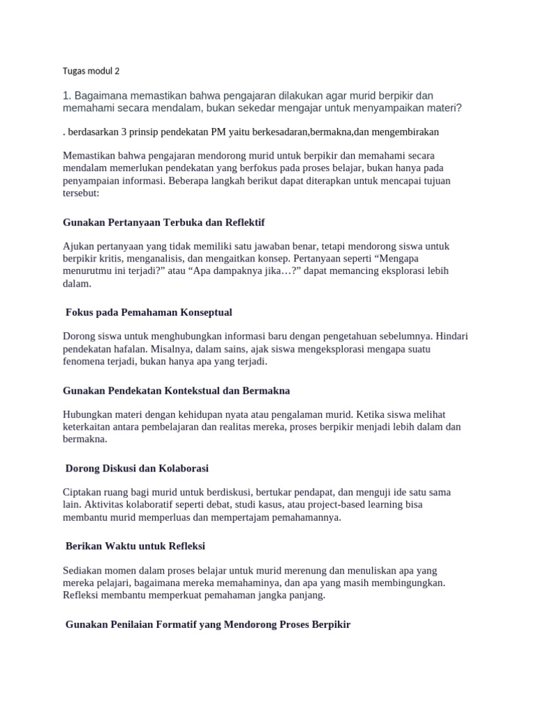 Tugas Modul 2 Revisi | PDF