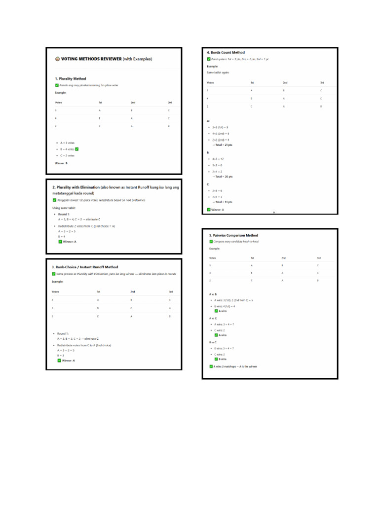 Voting and Apportionment | PDF