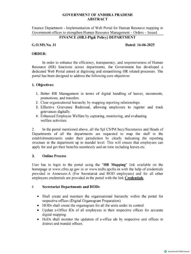 HRM Web Portal | PDF