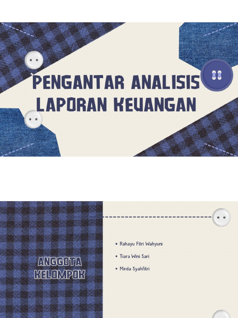 Pengantar Analisi Laporan Keuangan Kel 1 | PDF