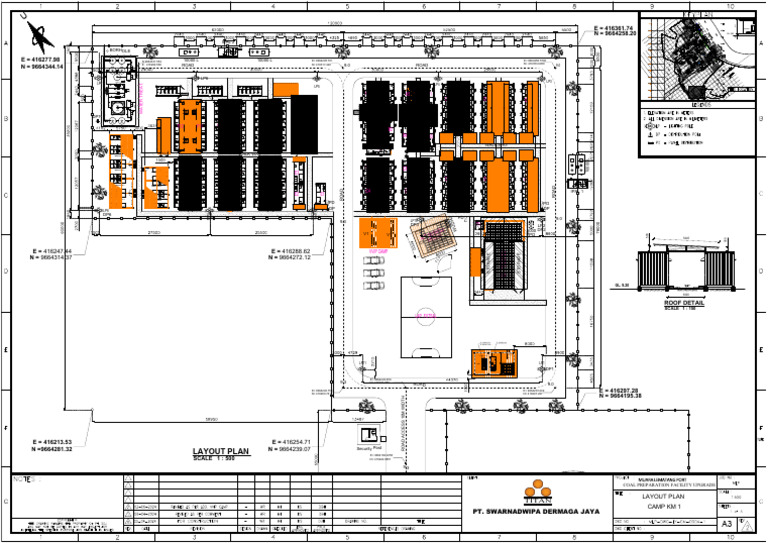 Mlp-Dwg-Ly-Cm-0004-1 - R3 - Layout Camp KM 1 - 02.06.24 | PDF