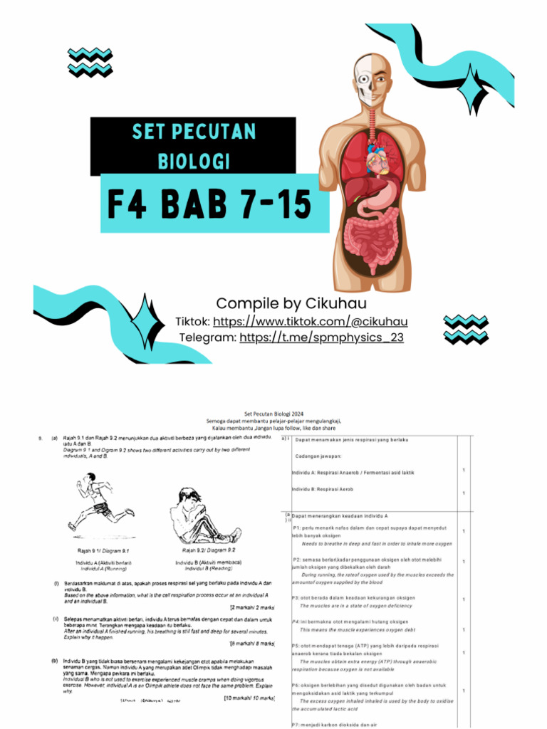 Set Pecutan Bio F4 B7-15 CikuHau | PDF