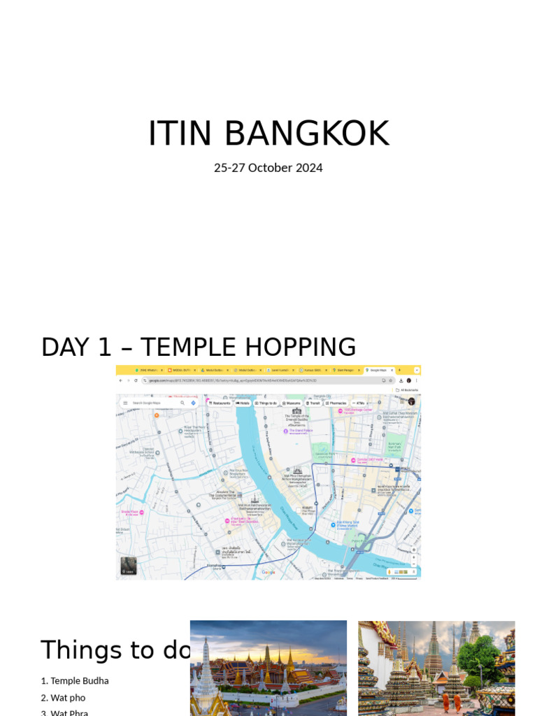 Itin Bangkok | PDF