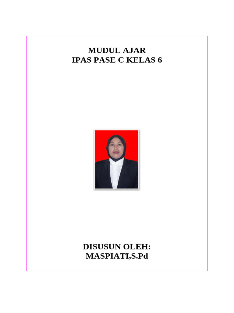 Modul Ajar IPAS Kelas 6: Rangka dan Otot | PDF