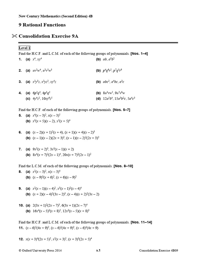 4B09 Rational Functions | PDF | Mathematics | Numerical Analysis