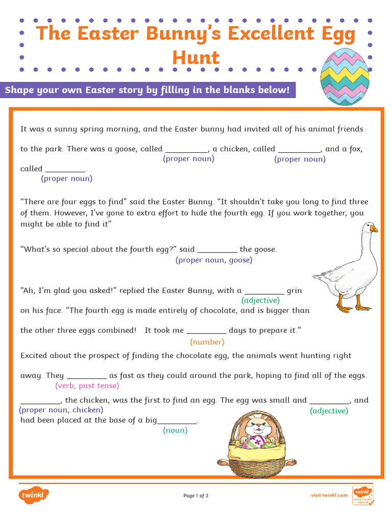 T TP 1648123228 Easter Egg Story Fill in The Blanks Activity Ver 4 ...