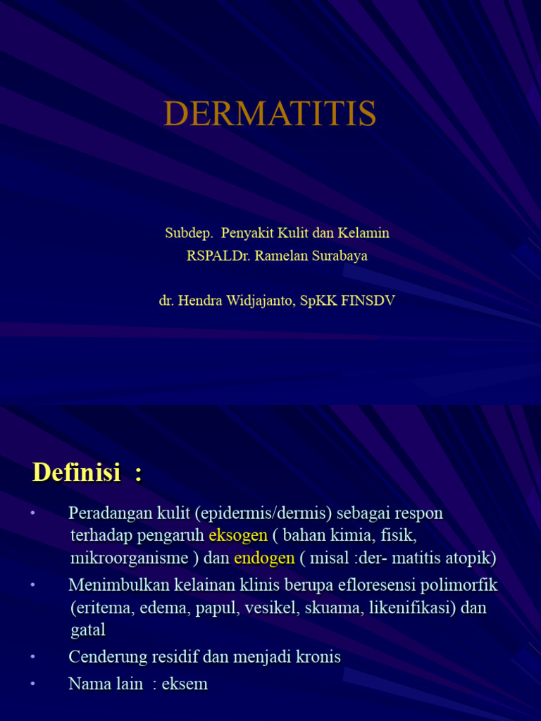 Dermatitis Numularis: Gejala dan Penanganan | PDF