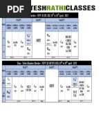 Davv Exam Time Table | PDF