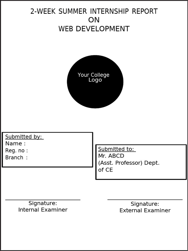 Data Science 2-Week Internship Report | PDF | Python (Programming Language) | Data Analysis