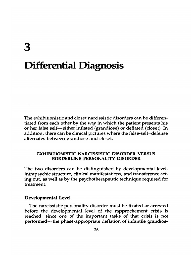 Differential Diagnosis 25-07-23!16!32 03 | PDF | Borderline Personality ...