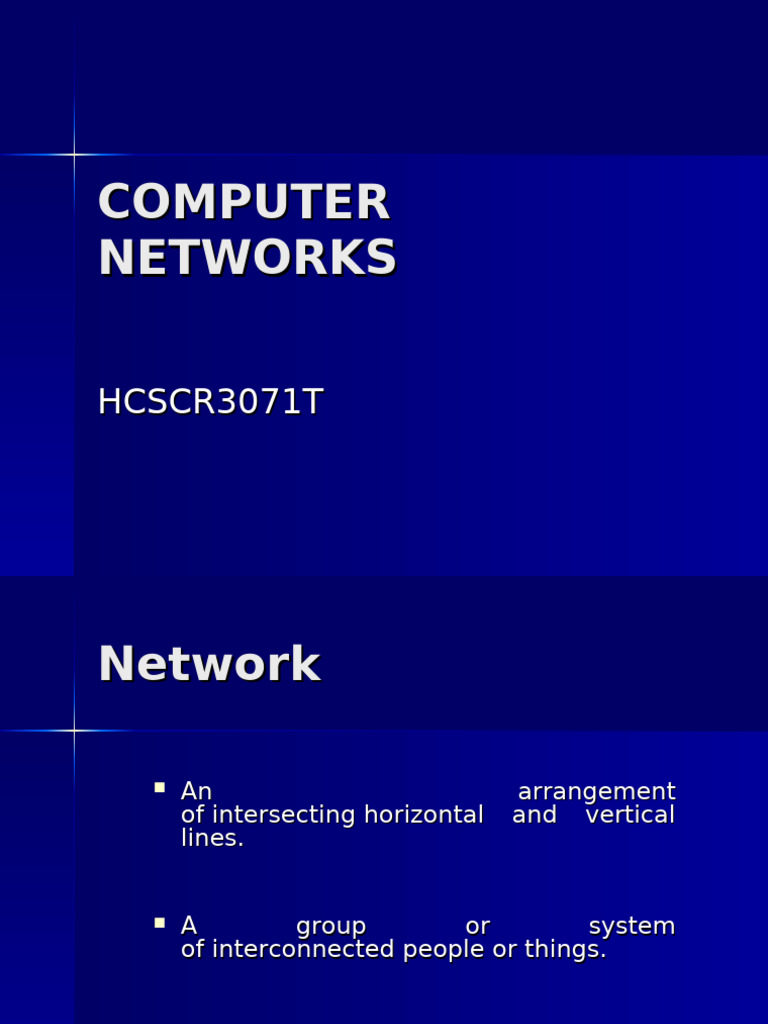 Computer Networks | PDF | Computer Network | Internet Protocol Suite
