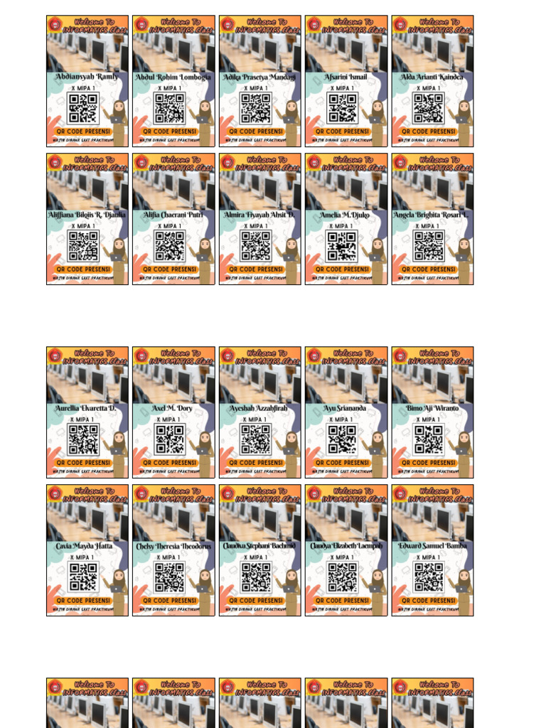 QR Code Presensi | PDF