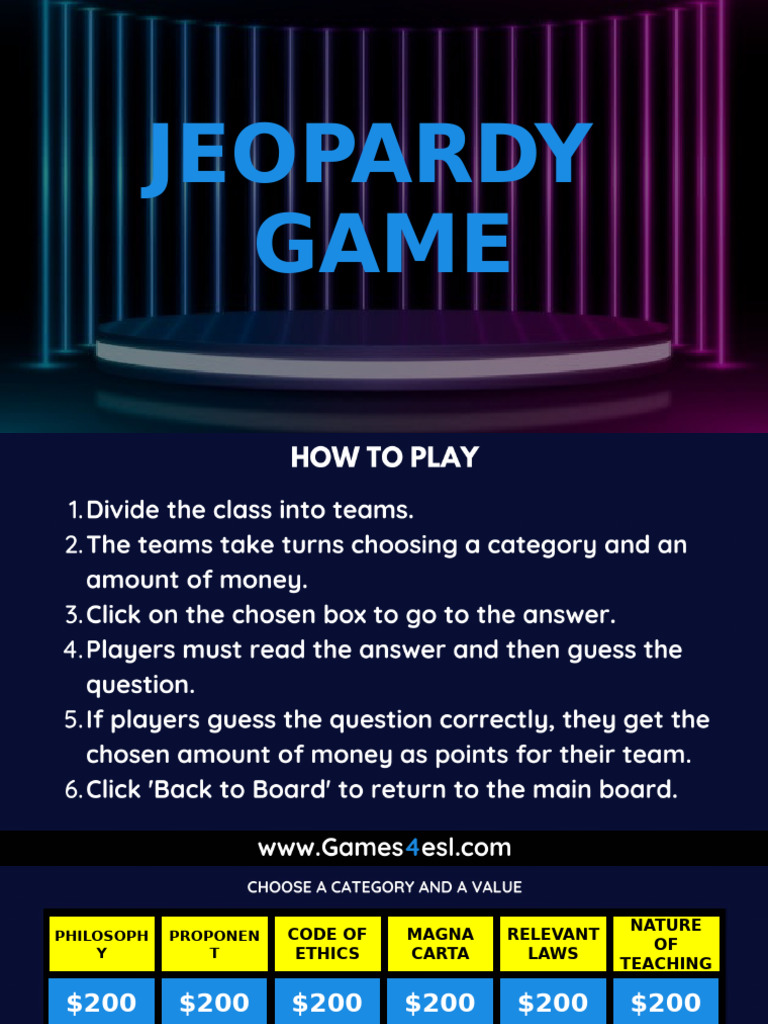 Ancient Builders in Education Jeopardy | PDF | Constructivism ...