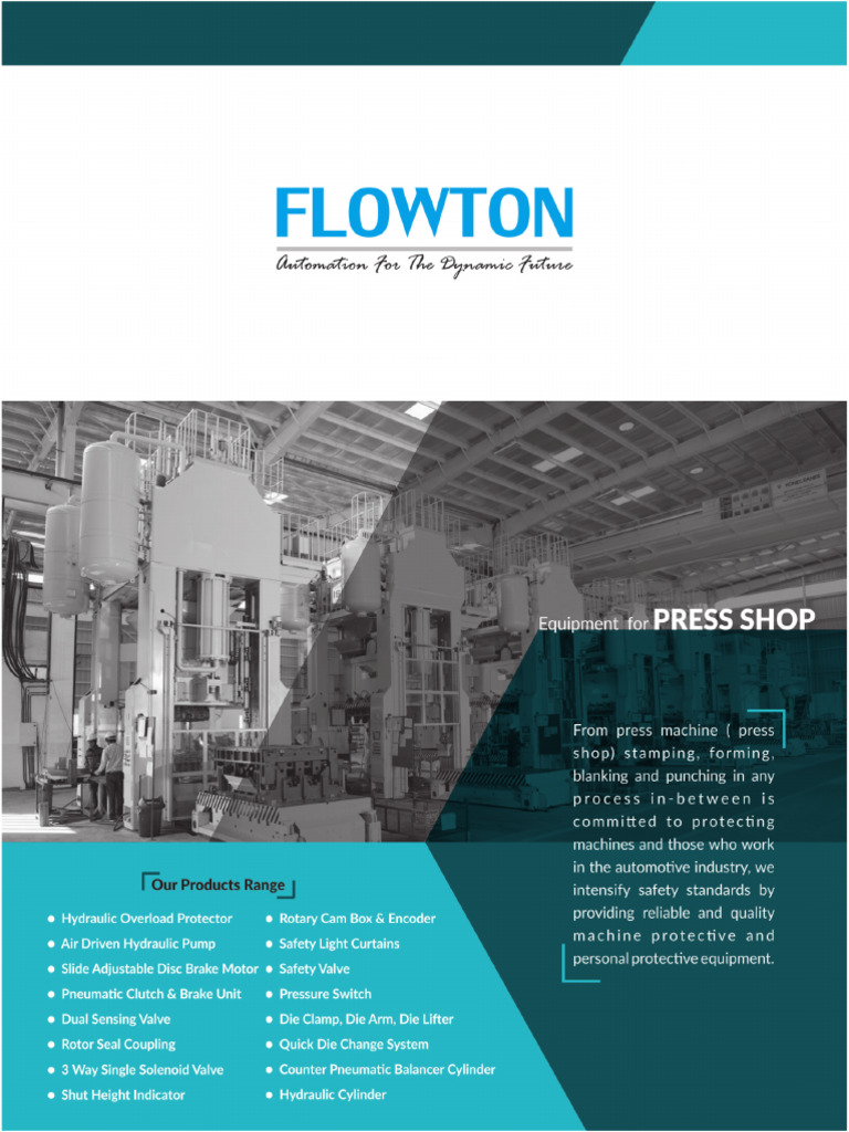 Flowton Catalog ( press shop ) | PDF