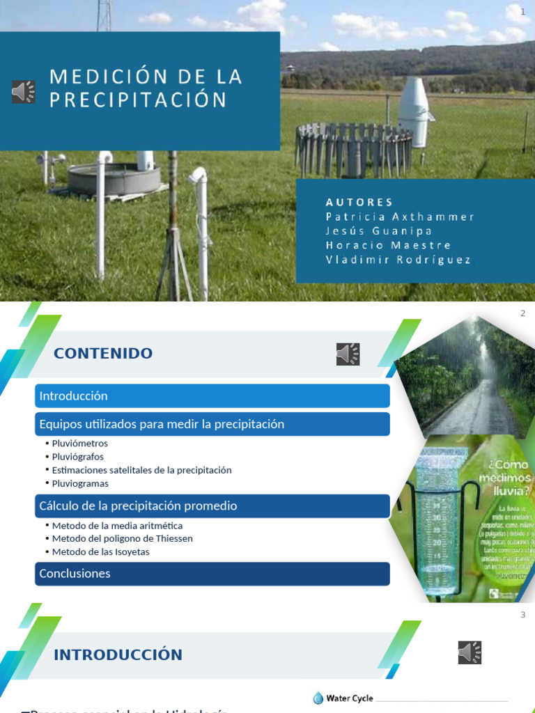 Presentacion Tema 2 | PDF | Precipitación | Geografía Física