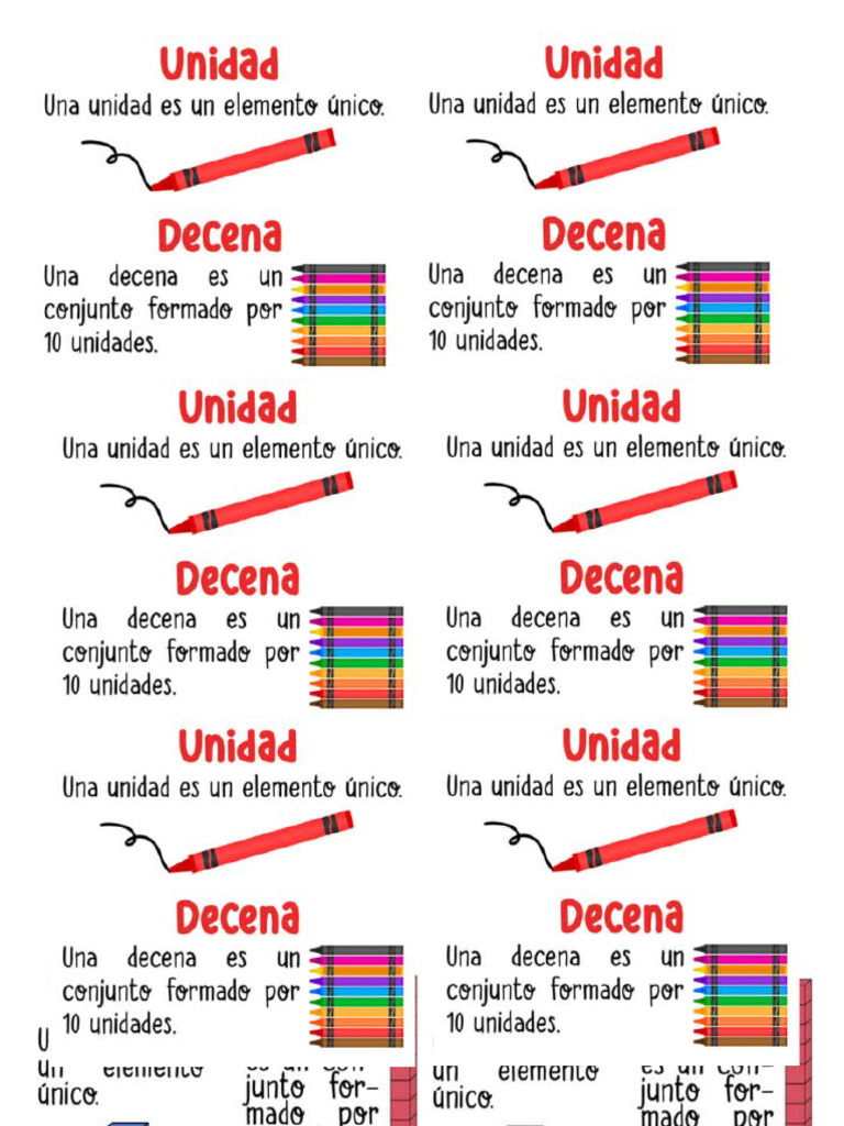 Decena y Unidad | PDF