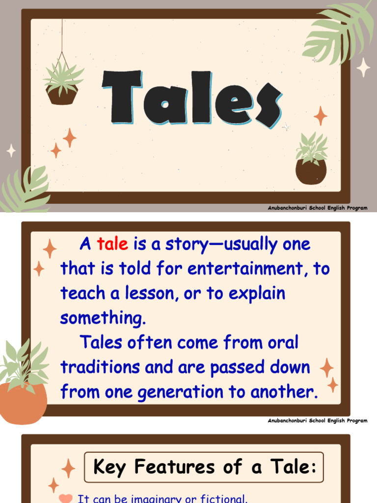 Reading P6 Lesson 2 Tales | PDF | Fairy Tales