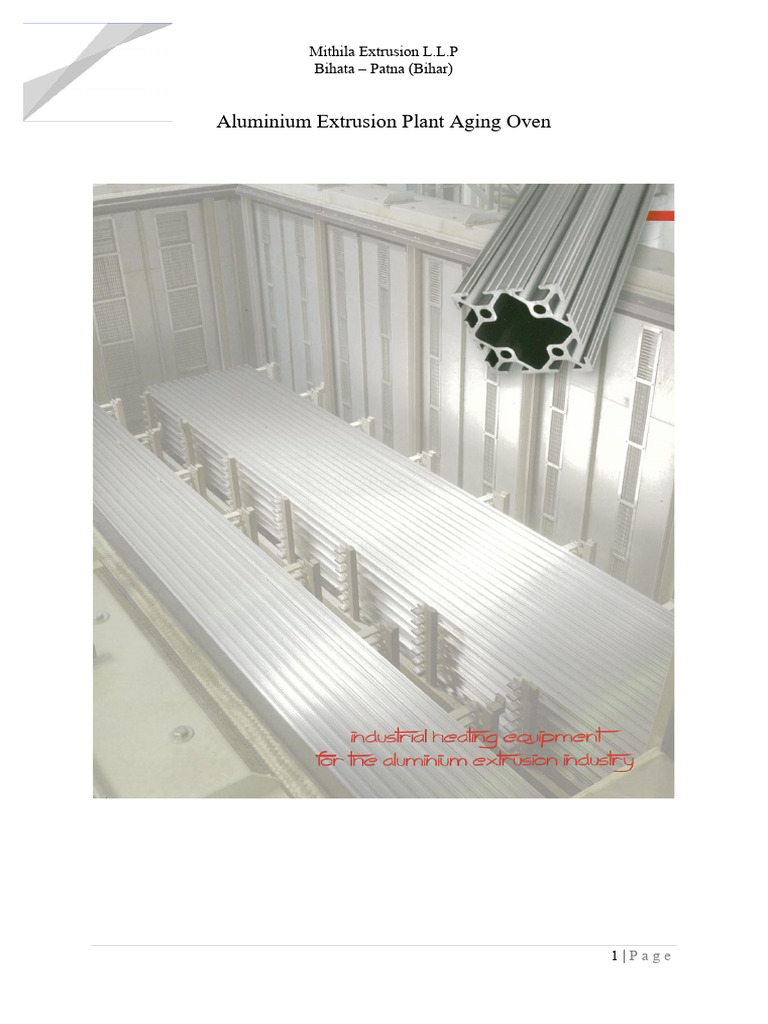 Aluminum Aging Oven Specifications | PDF | Pump | Duct (Flow)