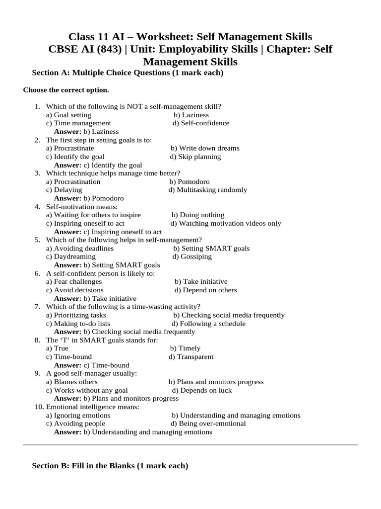 Class 11 AI Worksheet For PT - 2 | PDF | Intelligence (AI) & Semantics ...