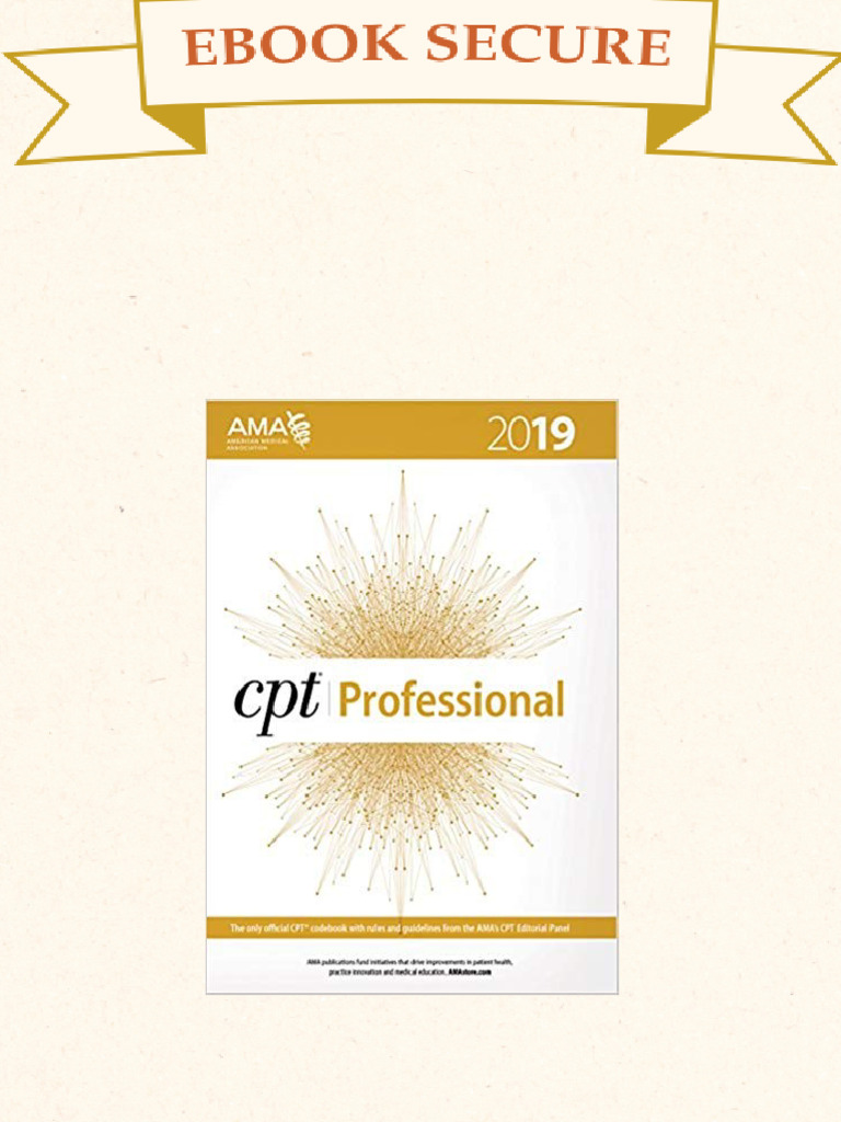 (Ebook PDF) CPT Professional 2019 by American Medical PDF Download ...