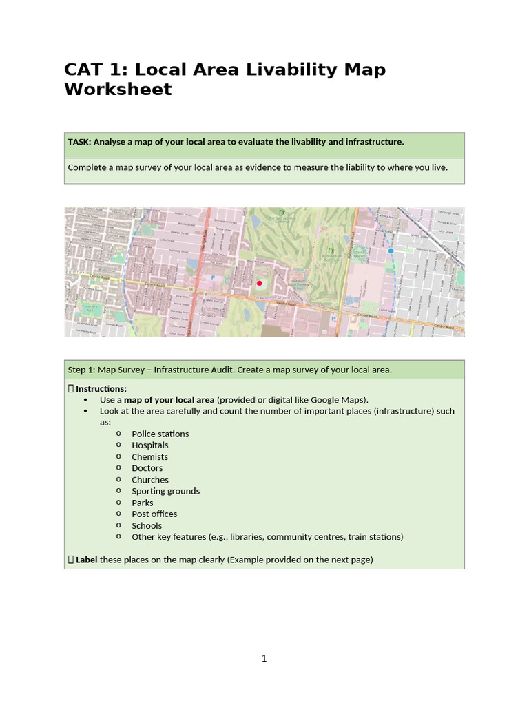 Local Area Livability Assessment Guide | PDF | Quality Of Life