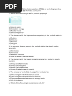 Classification of Elements Class 11th Notes | PDF | Periodic Table ...
