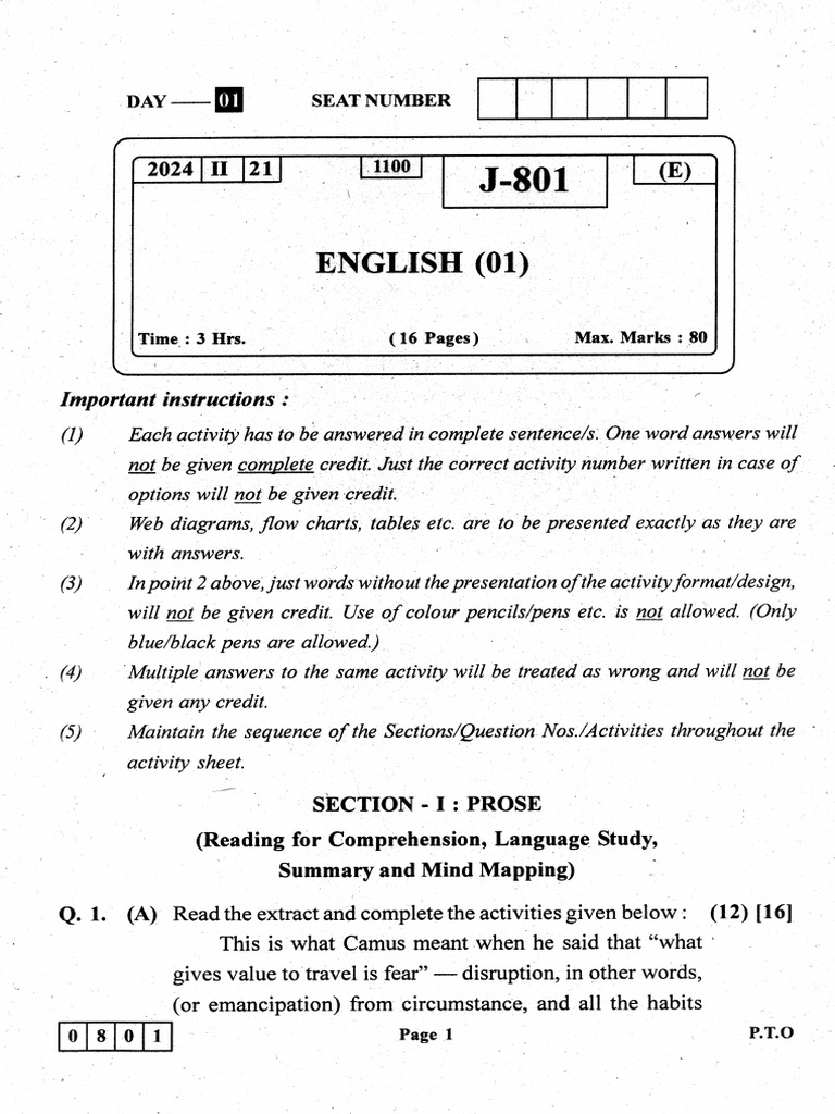 March 2024 Question Paper | PDF