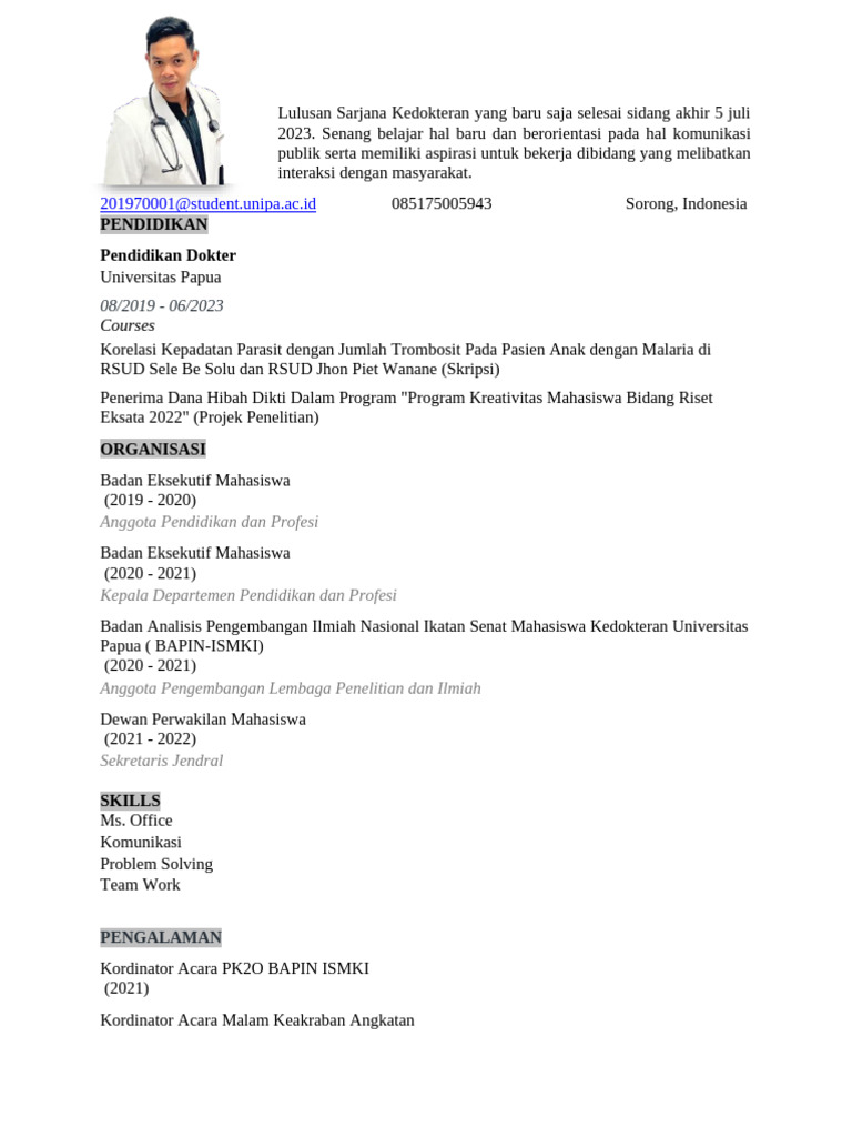 Cv Abdul Razak | PDF