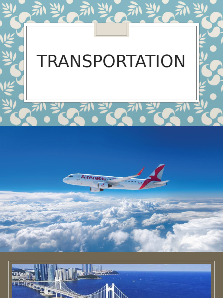 Transportation PPT English Teach Korea Vocabulary | PDF