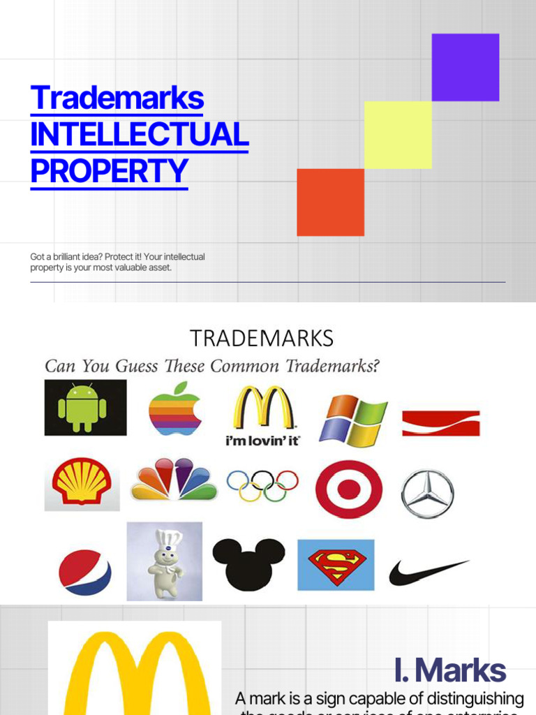 Trademarks INTELLECTUAL PROPERTY | PDF | Trademark Distinctiveness | Trademark