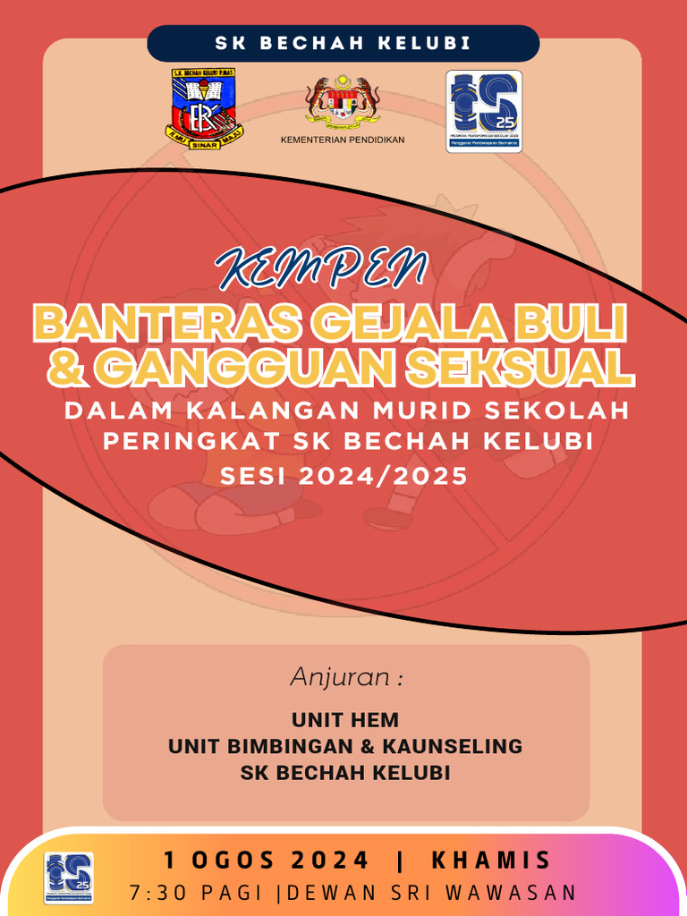 Kempen Banteras Gejala Buli Dan Gangguan Seksual Dalam Kalangan Murid Sekolah | PDF