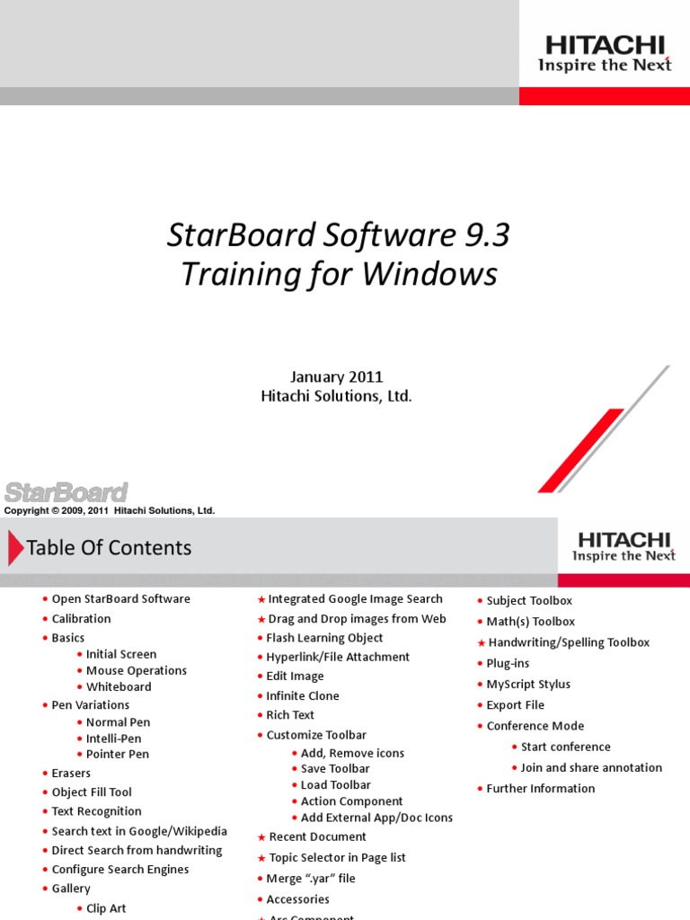 StarBoard Software 9.3 Training For Windows | PDF | Icon (Computing ...