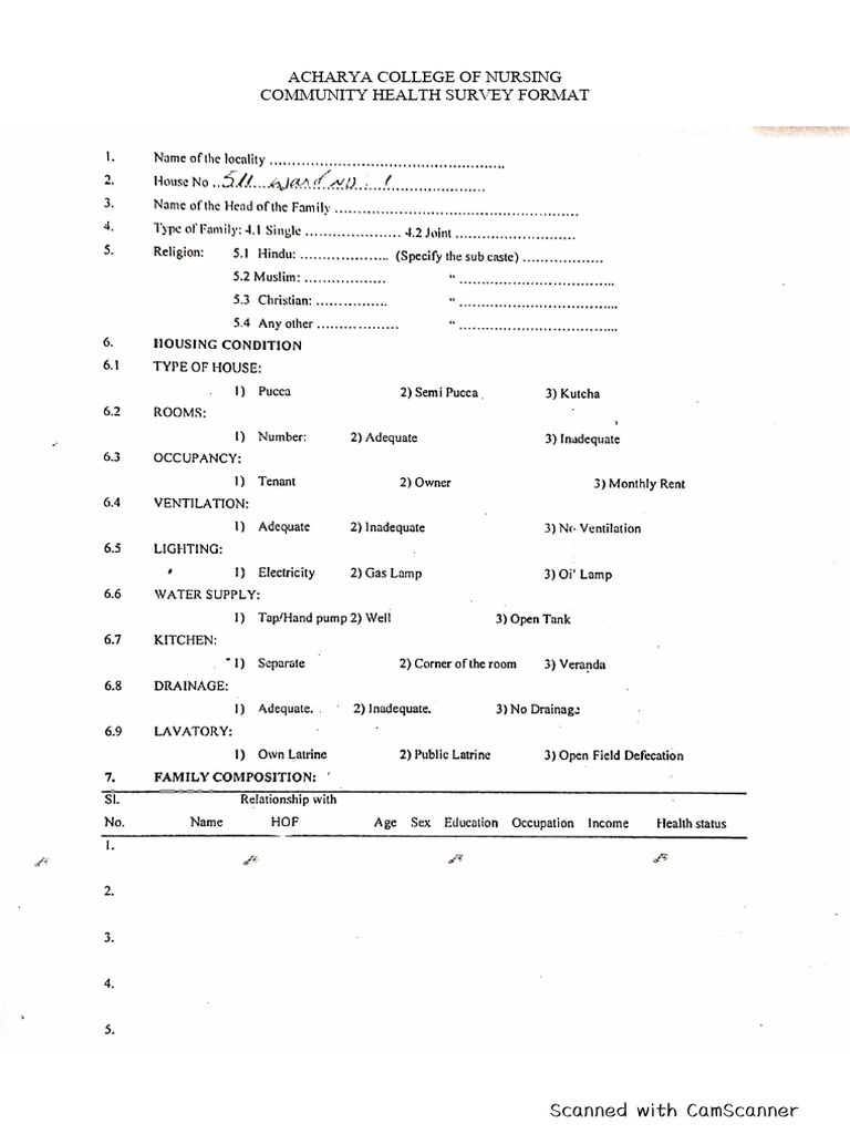 Survey Format | PDF