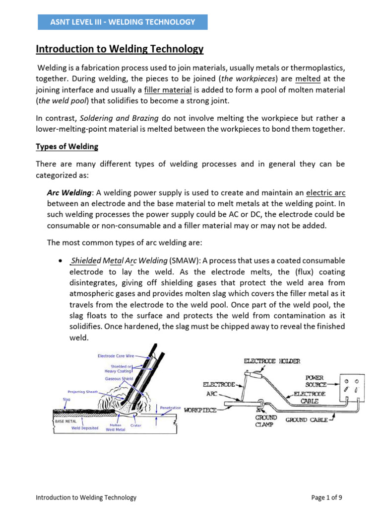 Welding Technology Basics Explained | PDF | Welding | Construction