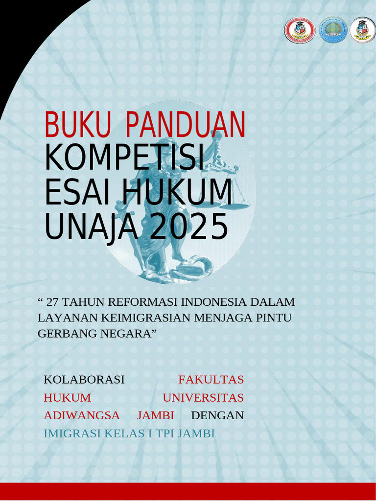 Buku Panduan Esai Hukum Unaja 2025-1 | PDF